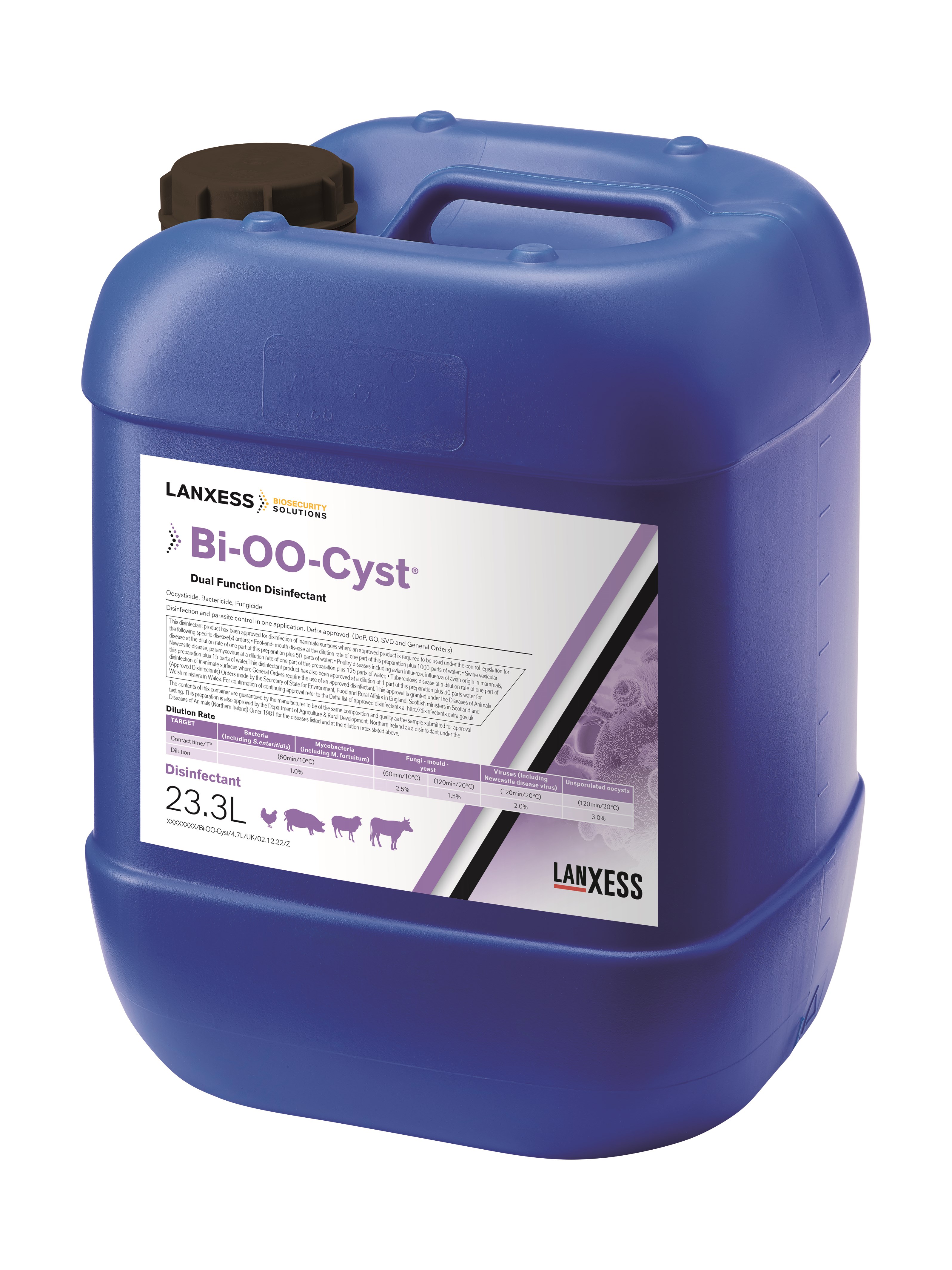 Farm & biosecurity disinfectants | Premium & General | LANXESS